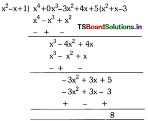 TS 10th Class Maths Solutions Chapter 3 Polynomials Ex 3.4 – TS Board Solutions