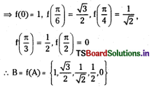 TS Inter 1st Year Maths 1A Functions Important Questions – TS Board Solutions