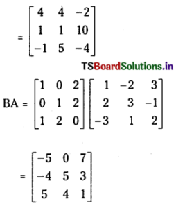 TS Inter 1st Year Maths 1A Matrices Important Questions – TS Board ...