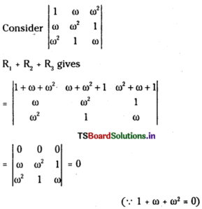 TS Inter 1st Year Maths 1A Matrices Important Questions – TS Board Solutions