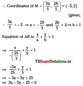 TS Inter 1st Year Maths 1B Solutions Chapter 3 Straight Lines Ex 3(c ...