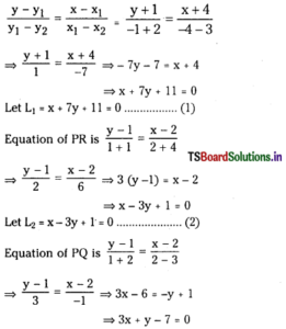 TS Inter 1st Year Maths 1B Solutions Chapter 3 Straight Lines Ex 3(c) – TS Board Solutions