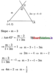 TS Inter 1st Year Maths 1B Solutions Chapter 3 Straight Lines Ex 3(d ...