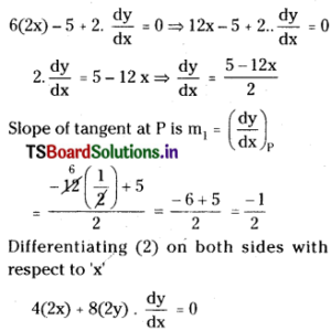 TS Inter 1st Year Maths 1B Tangent and Normal Important Questions – TS ...