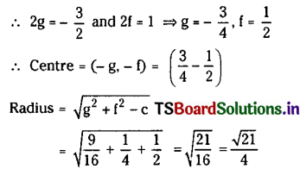 TS Inter 2nd Year Maths 2B Solutions Chapter 1 Circle Ex 1(a) – TS ...