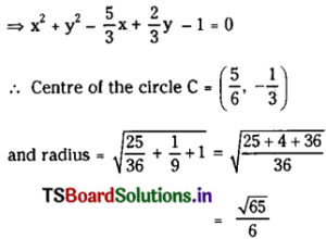 TS Inter 2nd Year Maths 2B Solutions Chapter 1 Circle Ex 1(a) – TS ...