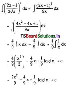 TS Inter 2nd Year Maths 2B Solutions Chapter 6 Integration Ex 6(a) – TS Board Solutions