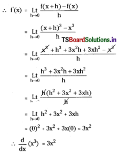 TS Inter 1st Year Maths 1B Differentiation Important Questions Short ...