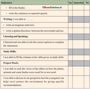 TS 10th Class English Guide Unit 6C A Tale of Three Villages – TS Board Solutions