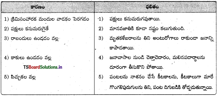 TS 9th Class Telugu Guide 11th Lesson వాయసం – TS Board Solutions