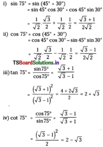 TS Inter 1st Year Maths 1A Trigonometric Ratios up to Transformations ...