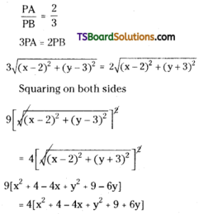 TS Inter First Year Maths 1B Locus Important Questions – TS Board Solutions
