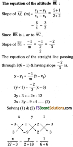 TS Inter First Year Maths 1B Straight Lines Important Questions Long ...