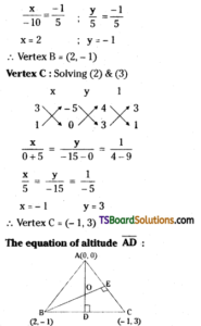 TS Inter First Year Maths 1B Straight Lines Important Questions Long ...