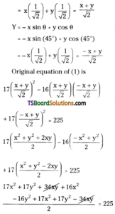 TS Inter First Year Maths 1B Transformation of Axes Important Questions ...