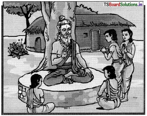 TS 7th Class Telugu 3rd Lesson Questions and Answers Telangana శతక సుధ ...